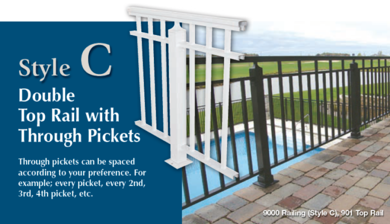 Aluminum Picket Railing: Series 9P - Superior Aluminum