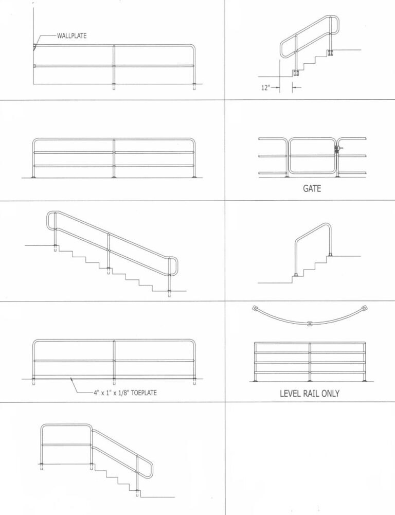 Aluminum Pipe Railing: Series 5H - Superior Aluminum