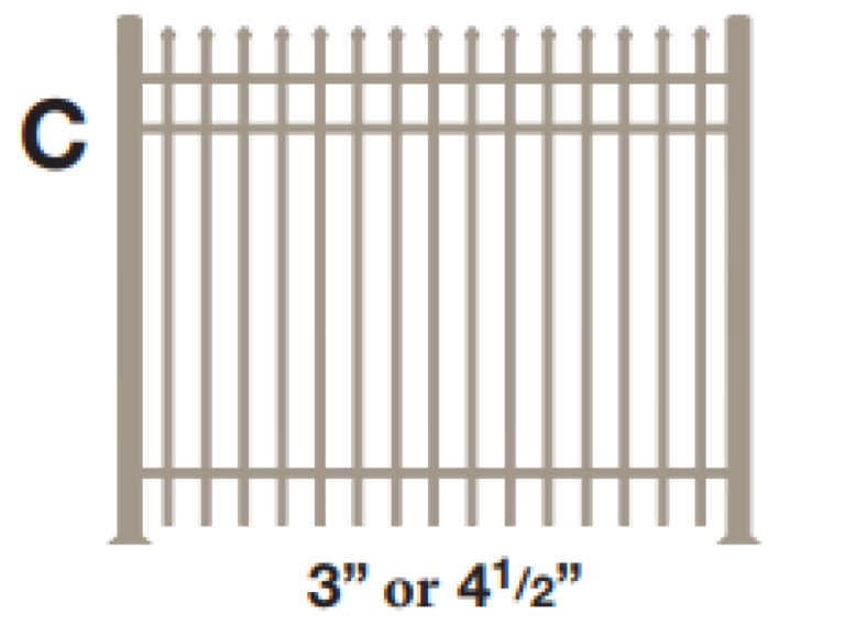 Aluminum Picket Fence: Series 7P - Superior Aluminum
