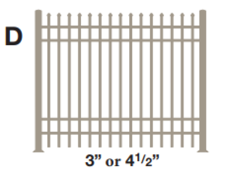 Aluminum Picket Fence: Series 7P - Superior Aluminum