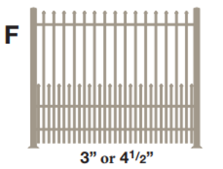 Aluminum Picket Fence: Series 7P - Superior Aluminum