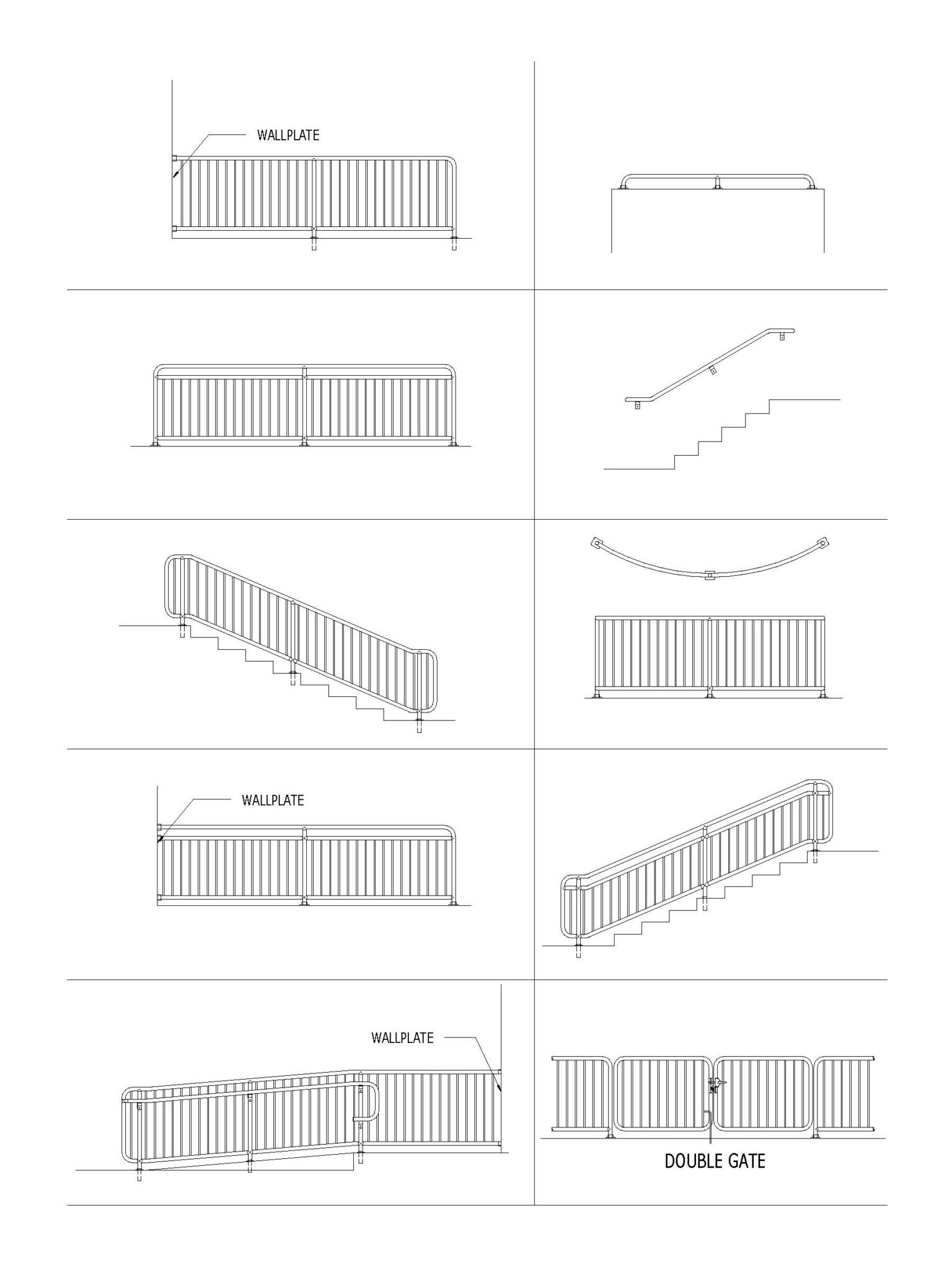 Aluminum Pipe Picket Railing: Series 5P - Superior Aluminum