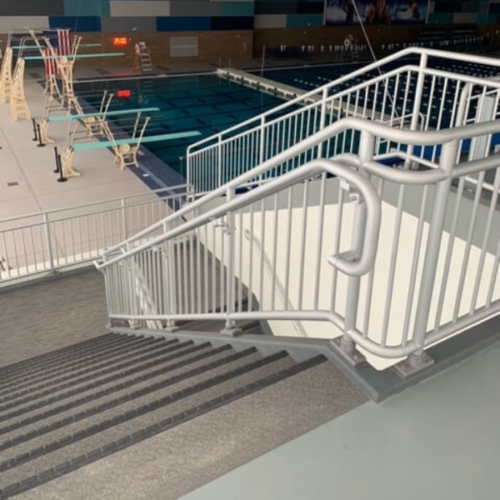 Stadium Railing - Superior Aluminum