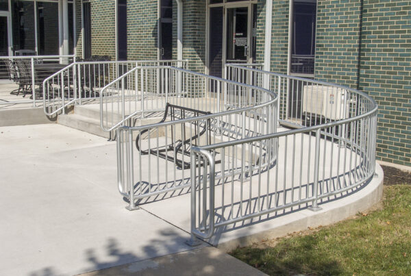 Aluminum Railing for Water and Wastewater Treatment Plant